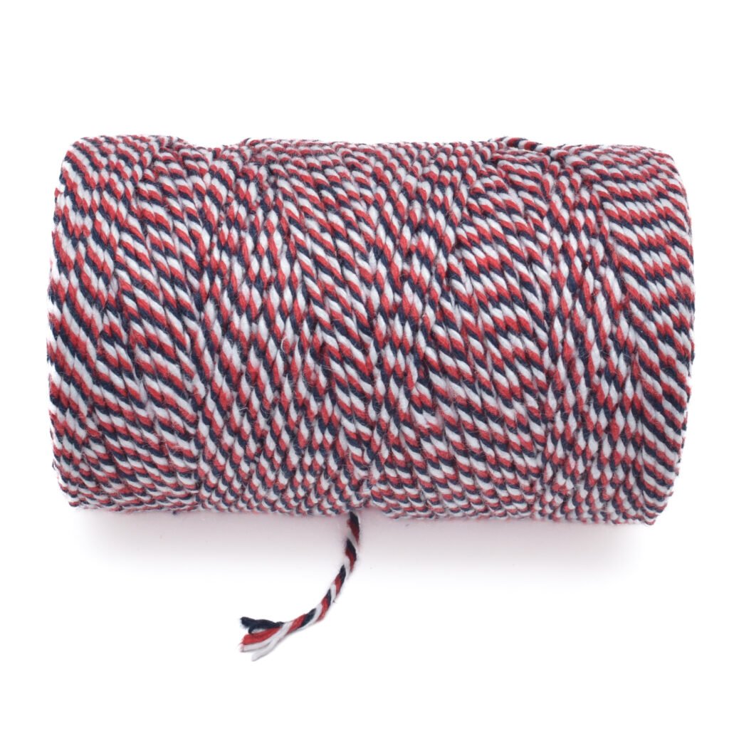 Bakers Twine Red White And Black | Rope Source