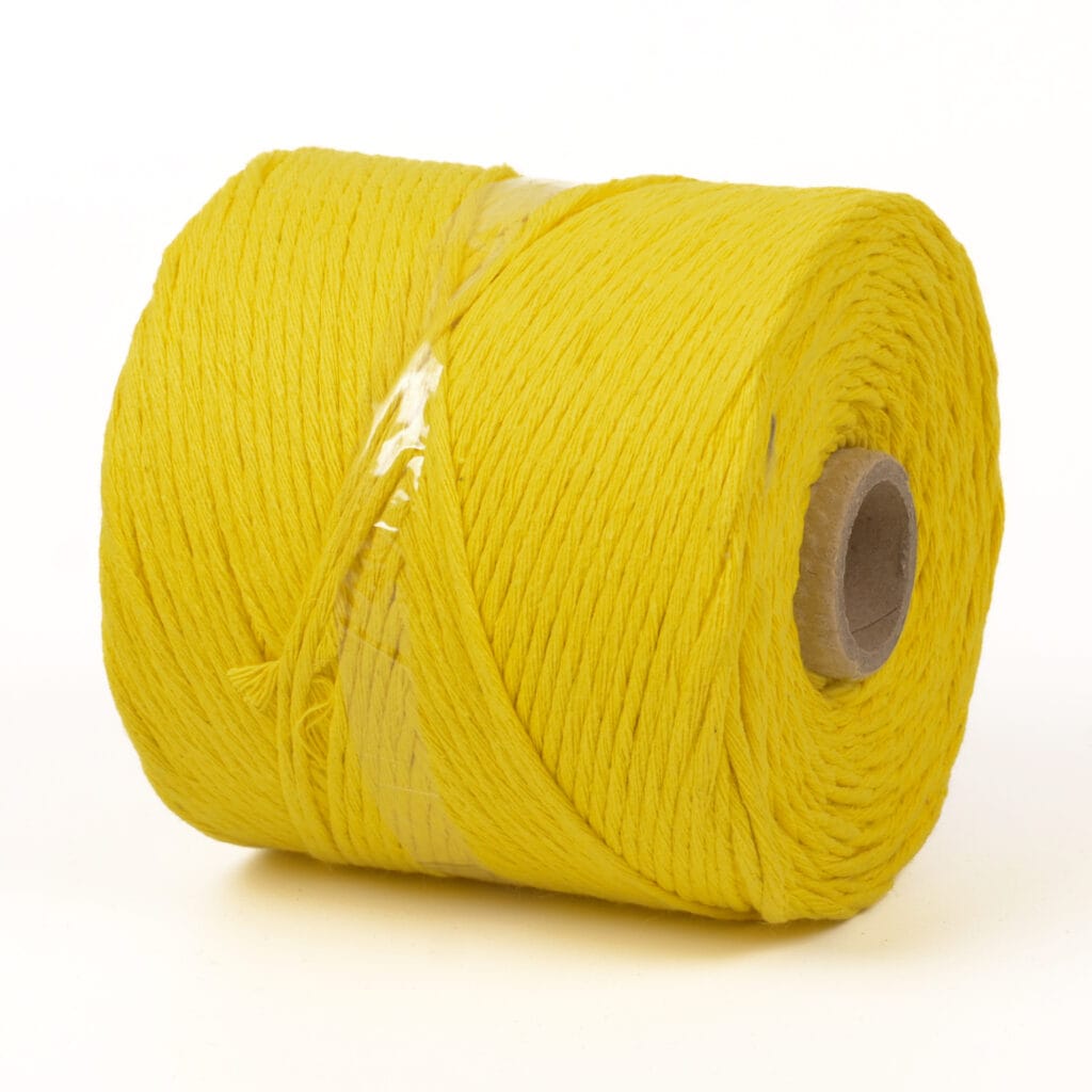0.5Kg/1Kg Spool Coloured macrame String 15/6 (3mm) | Rope Source
