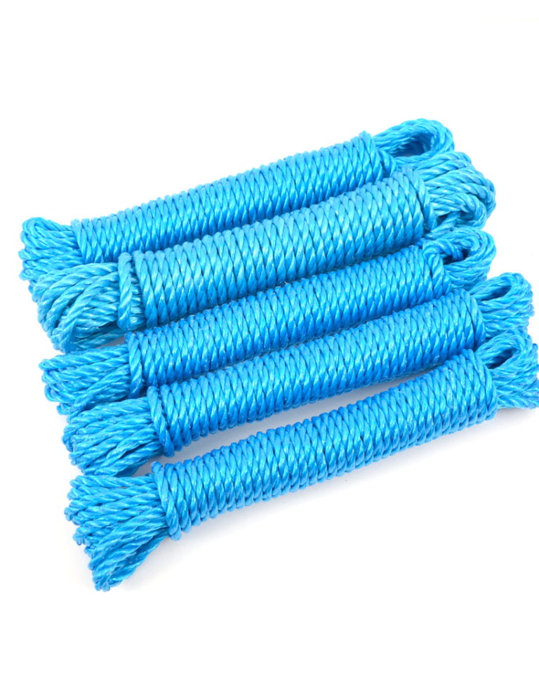 5 Pack Blue Everlasto 8mm Polypropylene Rope | Rope Source