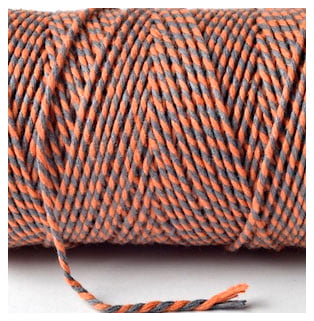 Bakers Twine Orange And Slate | Rope Source
