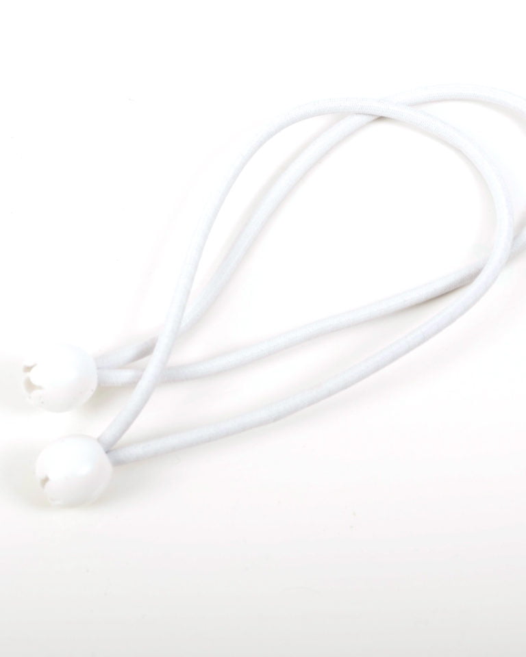 White Bungee Ball Loop 6mm X180mm | Rope Source