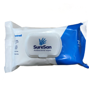 SURE SAN ANTI-BACTERIAL WIPES WHOLESALE BOXES | Rope Source