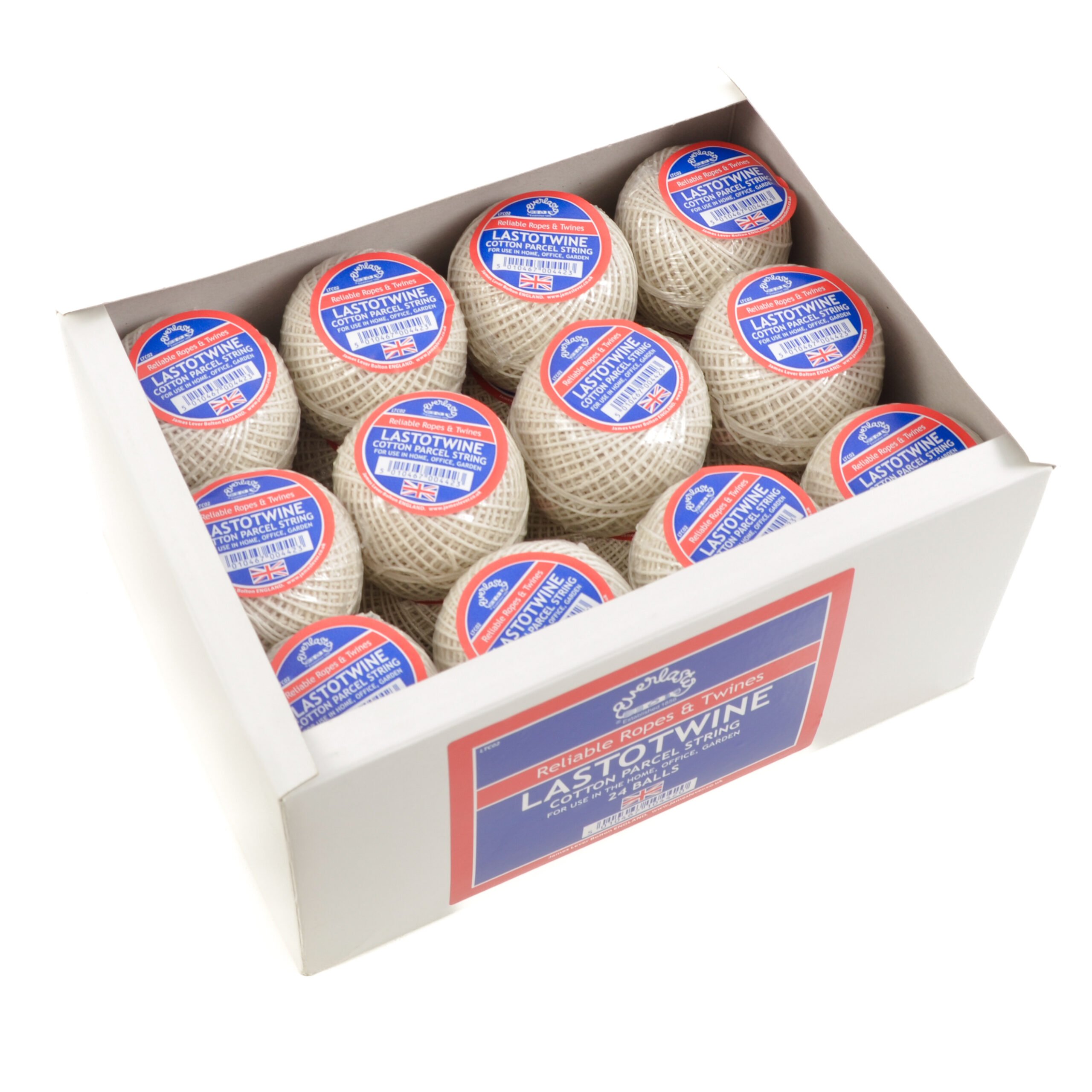 Everlasto Lastotwine Fine Cotton String 40G Balls 24 Pack | Rope Source
