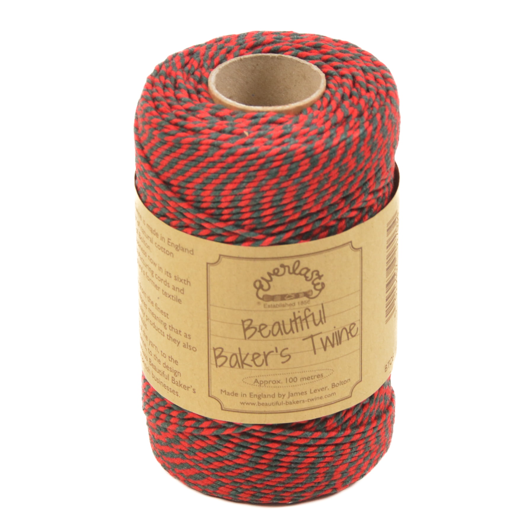 Bakers Twine Red And Moss Green | Rope Source