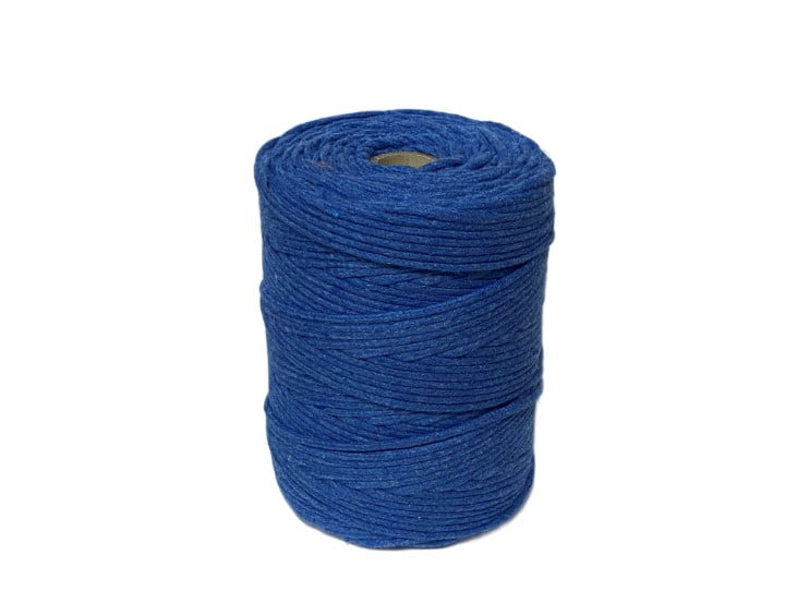 Everlasto No.3 Oxford Blue Cotton Tubular Banding Spool | Rope Source