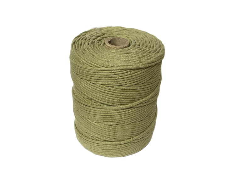 Everlasto No.3 Sage Green Cotton Tubular Banding Spool | Rope Source
